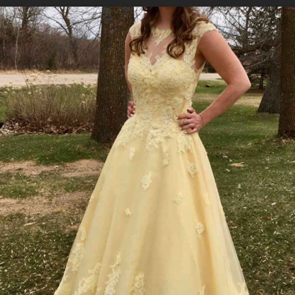 Yellow Formal Gown - Gem